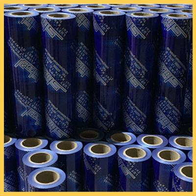 China Blue Printable PE Self Adhesive Duct Protective Film 3 Mil 24x200ft for sale