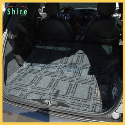 China PE Automotive Carpet Protection Film 2mil 4mil with Dealer Must Remove Printing for sale