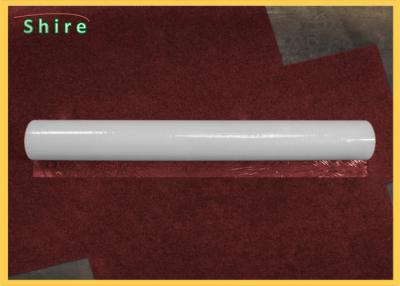 China Self Adhesive Carpet Protection PE Film 100m x 600mm Exhibition Floor Protector for sale