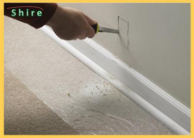 China Transparent Printable Floor Carpet Protection Film 100m x 600mm Low Tack Adhesive for sale