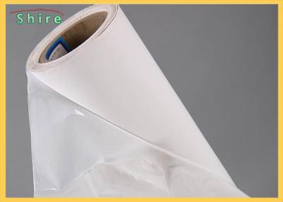 China PE Mirror Safety Backing Film 130mic Milk White Cat I Shatter Proof Protective Film for sale
