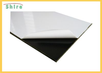 China Milky White Mirror Safety Protection Film 130 Microns PE Backing Vinyl for sale