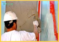 China Red Stucco Masking Tape 150 Micron 30 Day UV Resistant for Window and Door Frames for sale