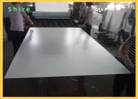 China PE Self Adhesive Milky White Mirror Safety Backing Protective Film 130 Micron for sale
