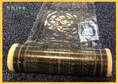 China PE Carpet Protection Film 2mil 4mil with Dealer Must Remove Printing for Automotive Floor for sale