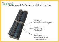 China PE Temporary Adhesive Film 24 x 200 ft x 3 mil Carpet Protector for Automotive Use for sale
