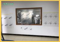 China Pre Taped Masking Film 0.07mm 30cm Painters Plastic Drop Cloth Sheeting Wall Surface Protection Covering for sale