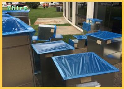 China Dust Proof Duct Protection Film 2mil 3mil PE Blue Open Duct Vent Cover for sale