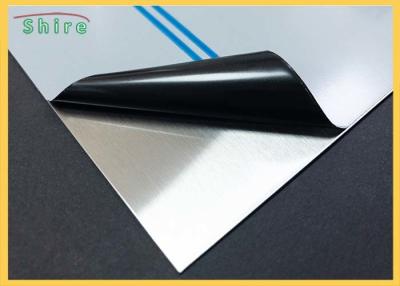 China Black and White Stainless Steel Protective Film 50 Micron 1220mm Width PE Surface Protection for sale