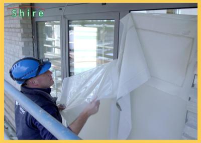 China Self Adhesive PE Window Glass Protection Film 70micron 1220mm Anti Dirt for sale