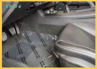 China Logo Printed Automobile Carpet Protective Film 300% Elongation PE Floor Protector for sale