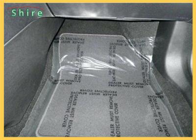 China Auto Carpet Protection Film 24 Inch x 600 Feet Printed Perforated 4mil for sale