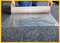 China Self Adhesive Carpet Protection Film Heavy Duty 30-120um Puncture Resistant PE for sale
