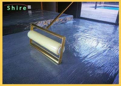China Shire Carpet Protection Film 30-120um PE Self-Adhesive for Exhibition Floor Heavy Traffic for sale