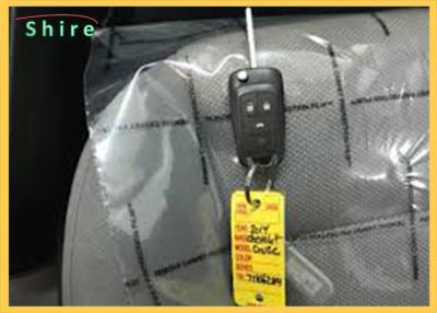 China Auto Adhesive Carpet Floor Protection Film 4 Mil Perforated 24 Inch 200 Feet for sale