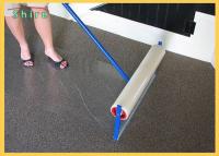 China Clear Adhesive Carpet Protection Film 0.55mm 2050mm Dust Proof Plastic Cover for sale