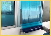 China 2100mm Temporary Glass Protection Film PE Self-Adhesive 20-150mic Blue for sale