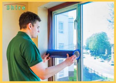 China Customizable PE Window Glass Protection Film 0.04-0.08mm Thickness 30-500g Adhesion for sale