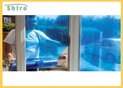China Blue Outdoor Window Glass Protection Film 50 Micron SGS Certified 2000m Length for sale