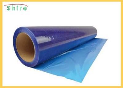 China PE Plastic Duct Cover Film 45microns 2mil 3mil High Adhesion Removable Protection for sale