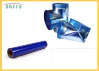 China Blue Self Adhesive Duct Protection Film 3mil 25mm High Tack Temporary Closure for sale
