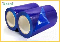 China Printable Blue High Adhesion HVAC Duct Protection Film 0.05mm 1000M for sale