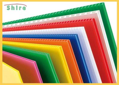 China Blue Hollow Board 1520mm PP SGS Corrugated Plastic Protection Film for sale
