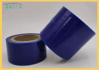 China Blue Window Glass Protection Film 60 Micron 1200mm Self Adhesive Temporary Surface Shield for sale