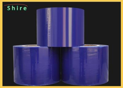 China High Tack Blue Self Adhering HVAC Duct Protection Film 0.05mm 60.96m for sale