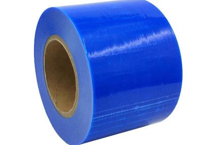 China Transparent Blue 50-70 Micron Window Glass Protection Film Weathering Resistant PE for sale