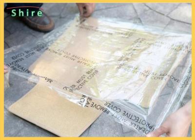 China Transparent Auto Carpet Protection Film 3mil 4mil with Perforation Line for sale