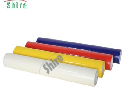 China Temporary Carpet Protection Self Adhering Film 3 Colors Printing 25-150 Microns for sale