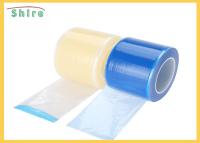 China Blue Disposable Dental Barrier Film 15x10cm 1200 Sheets Roll Protective Cover for sale