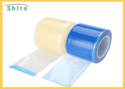 China Blue Disposable Dental Barrier Film 15x10cm 1200 Sheets Roll Protective Cover for sale