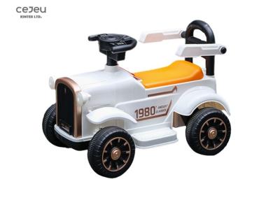 China Children Electric Ride On Car 6V with Music Lights Interactive Steering for Ages 2-5 for sale