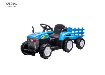 China Pedal Powered Ride On Tractor with Trailer for Kids Ages 3-8 Years 140cm Length for sale