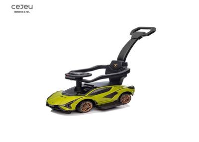 China Kids 3-in-1 Sliding Trolley Walker Ride-On Car with Push Bar for Ages 2-8 Years for sale
