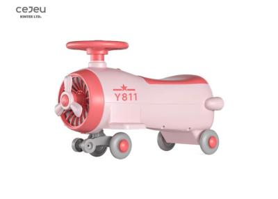 China Kids Swing Car Wiggle Ride On Toy for Ages 2-5 with Silent Flashing Wheels 60x36x38cm PP for sale