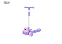 China 3 Wheel Kids Scooter Age 2-5 Height Adjustable LED Flashing Wheels Lean to Steer for sale