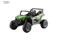 China 12V Electric Kids Ride-On UTV Two Seater Off-Road Car with LED Lights for Ages 3-8 for sale
