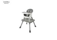 China Foldable Baby High Chair Feeding Chair Adjustable Height Dining Table Booster Seat 3-in-1 for sale