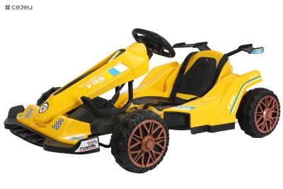 China Children's Pedal Go Kart 4 Wheel Ride On Toy with EVA Wheels for Boys Girls 120cm for sale