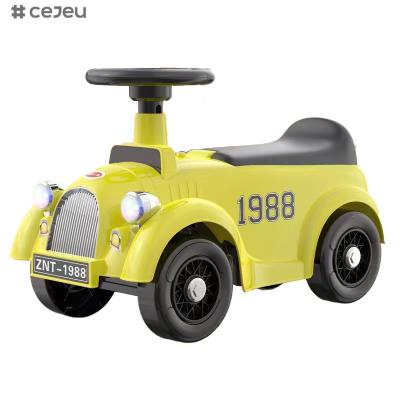 China Kids Musical Walker Push Car Foot to Floor Sliding Ride On Toy Ages 1.5-3 Years 63x33x38 cm for sale