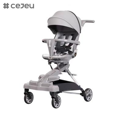 China Lightweight Baby Stroller 0-15 kg Compact Fold Aluminum Alloy Frame Four Wheel Suspension for sale