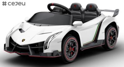 China 12V Licensed Lamborghini Aventador SV Kids Ride On Car with 2.4G Remote Control for Ages 3-8 for sale