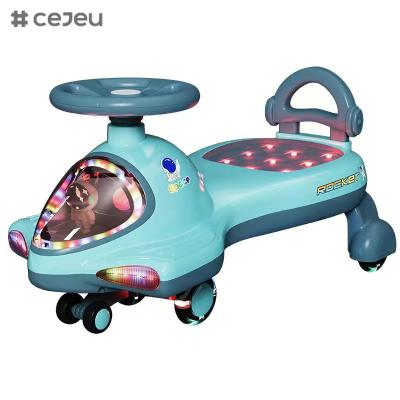 China Kids Wiggle Ride On Toy 2-5 Years Flashing PU Wheels Safe Swing Car with Lights for sale