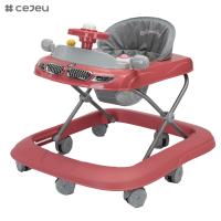 China Foldable Baby Walker 3 Height Adjustable Seat with Music and Light for Infant for sale