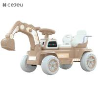 China 6V Kids Ride On Excavator Truck with LED Lights Bluetooth Music for Ages 3-8 for sale