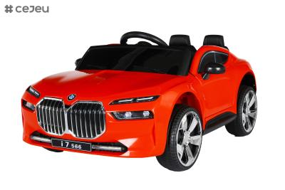 China Kids Ride On Car with Bluetooth 12V Battery Powered Toy Vehicle for Boys Girls 3-8 Years 108cm for sale