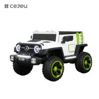China 12V Kids Ride On Truck Electric Vehicle Jeep Car with Remote Control Double Open Doors LED Lights Music USB MP3 for sale